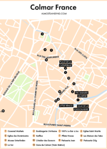 One Day In Colmar France: Colmar Itinerary + Printable Map